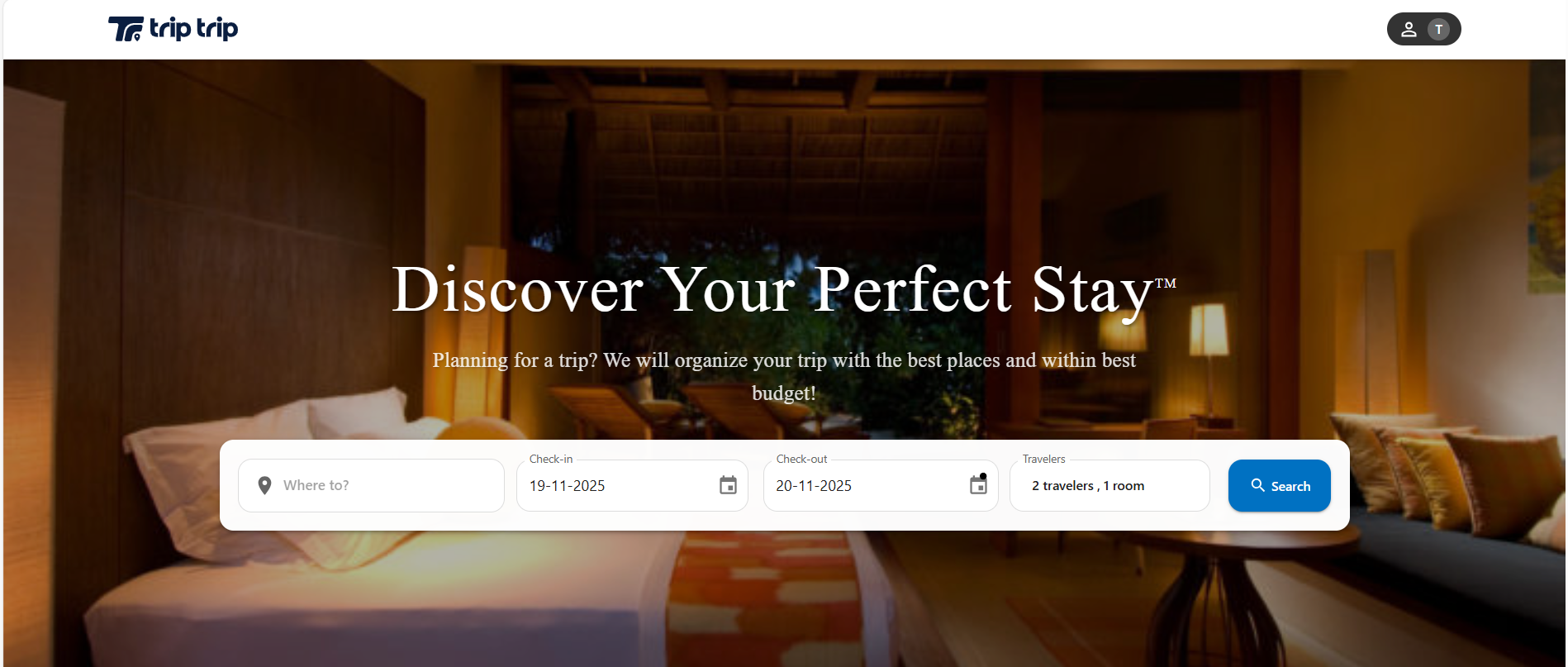 Trip Trip India - Corporate Hotel Booking Platform